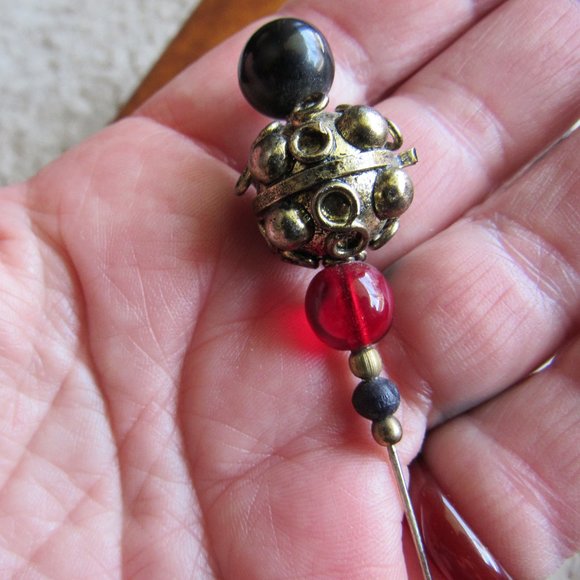 Vintage | Jewelry | Vintage Beaded Hat Pin | Poshmark